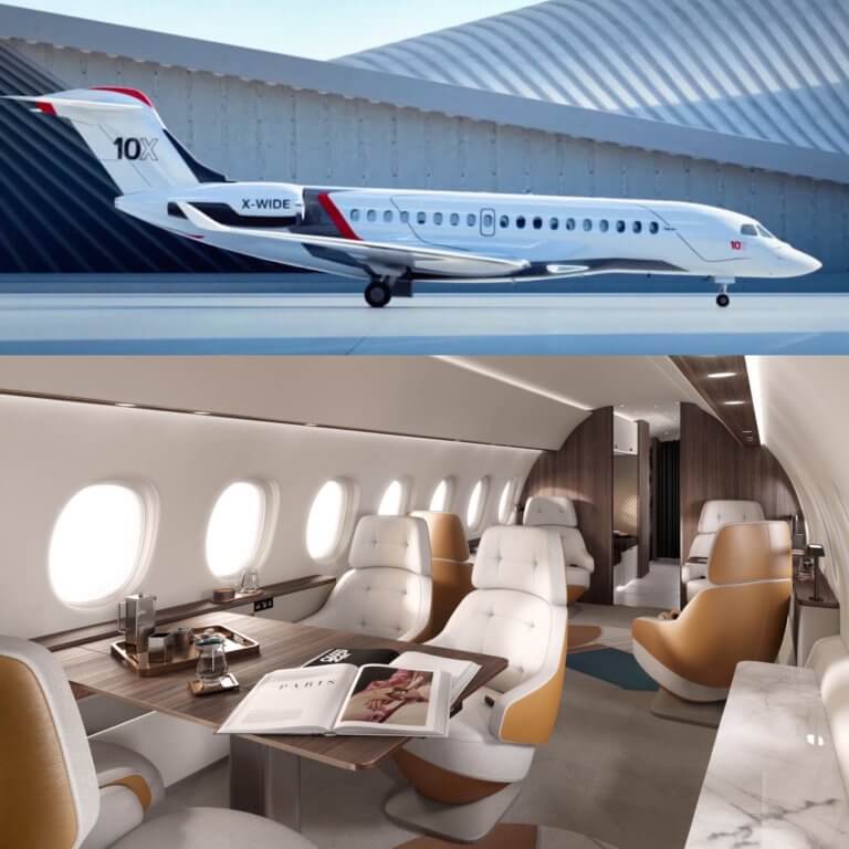 The New $75 Million Falcon 10X Private Jet 2022 - Aircraft Buyer ...