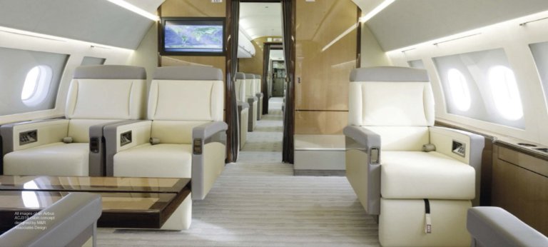 Inside the Airbus A320 ACJ private jet costing over $100 million new ...